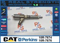 China Perkins original Perkins 10R-7674 Common Rail Fuel Injector Replacement for C6.4 C6.6 Engine 320-0680 10R-7672 10R7674 new injector original new injector for sale