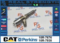 China Perkins original 10R-7676 Diesel Engine Common Rail Fuel Injector for Perkins C4.2 C6.4 Construction Machinery Replacement for OEM original new injector for sale
