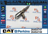 China Perkins original Perkins 2645A747 Common Rail Fuel Injector 10R-7672 320-0680 for C6.6 C4.4 320D Excavator Diesel new injector original new injector for sale