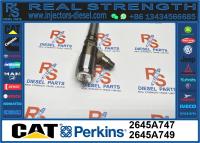 China Perkins original Perkins 2645A747 Common Rail Fuel Injector 10R-7672 320-0680 for C6.6 C4.4 320D Excavator Diesel new injector original new injector for sale