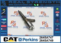 China Perkins original Perkins 2645A747 Common Rail Fuel Injector 10R-7672 320-0680 for C6.6 C4.4 320D Excavator Diesel new injector original new injector for sale