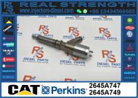 China Perkins original Perkins 2645A747 Common Rail Fuel Injector 10R-7672 320-0680 for C6.6 C4.4 320D Excavator Diesel new injector original new injector for sale