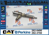 China Perkins original Perkins 282-0490 Common Rail Diesel Fuel Injector for C6.6 C6.4 C4.4 Excavator 320D Engine Parts new injector original new injector for sale