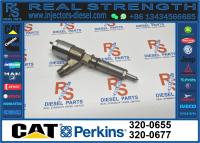 China Perkins original Perkins 320-0655 Common Rail Diesel Fuel Injector Assembly for C6.6 C4.2 C6.4 Excavator 10R-7674 2645A751 new injector original new injector for sale