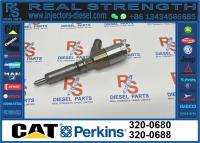 China Perkins original Perkins 320-0680 10R-7672 Common Rail Fuel Injector for C4.4 C6.6 Engine 320D 323D Excavator new injector original new injector for sale
