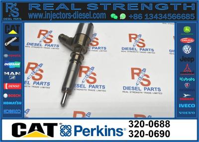 China Perkins original  320-0688 Common Rail Injector for C6.6 C6.4 Engine 320D D6N Excavator Diesel Fuel Injector Replacement for OEM  original new injector for sale