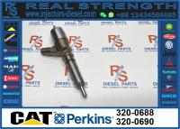 China Perkins original  320-0688 Common Rail Injector for C6.6 C6.4 Engine 320D D6N Excavator Diesel Fuel Injector Replacement for OEM  original new injector for sale
