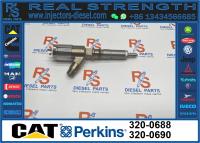 China Perkins original  320-0688 Common Rail Injector for C6.6 C6.4 Engine 320D D6N Excavator Diesel Fuel Injector Replacement for OEM  original new injector for sale