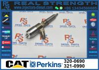 China Perkins original  320-0690 Diesel Fuel Injector for C4.4 C6.6 C6.4 Engine E320D Excavator Construction Machinery Spare Parts 10R-7671 2645A746 new original new injector for sale