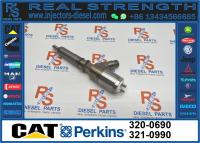 China Perkins original  320-0690 Diesel Fuel Injector for C4.4 C6.6 C6.4 Engine E320D Excavator Construction Machinery Spare Parts 10R-7671 2645A746 new original new injector for sale