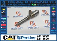 China Perkins original Perkins 321-0990 Common Rail Diesel Fuel Injector for C6.6 Engine 320D Excavator Tractor new injector original new injector for sale