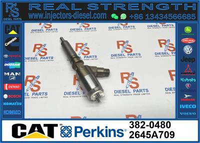 China Perkins original Perkins Common Rail Fuel Injector 382-0480 for C6.6 C4.4 C3.4 Excavator Truck Replacement for OEM new injector original new injector for sale