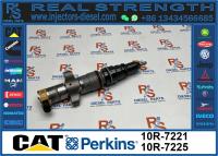 China Perkins original 10R-7221 Fuel Injector for C9 C13 C7 E324D E329D 325D 330D 336D2 Diesel Injector Mechanical Parts Replacement  original new injector for sale