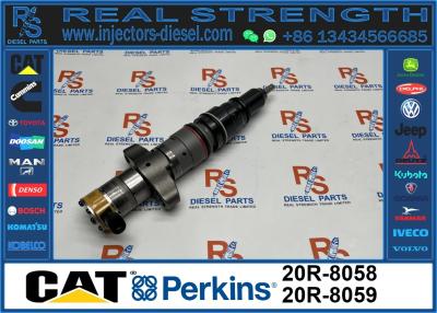 China Perkins original 20R-8058 20R8058 Diesel Common Rail Fuel Injector for C7 C9 Engine 320D 323D Truck Replacement for OEM original new injector for sale