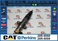 China Perkins original 20R-8058 20R8058 Diesel Common Rail Fuel Injector for C7 C9 Engine 320D 323D Truck Replacement for OEM original new injector for sale