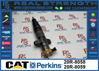 China Perkins original 20R-8058 20R8058 Diesel Common Rail Fuel Injector for C7 C9 Engine 320D 323D Truck Replacement for OEM original new injector for sale