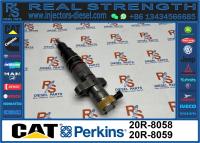 China Perkins original 20R-8058 20R8058 Diesel Common Rail Fuel Injector for C7 C9 Engine 320D 323D Truck Replacement for OEM original new injector for sale