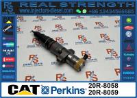 China Perkins original 20R-8058 20R8058 Diesel Common Rail Fuel Injector for C7 C9 Engine 320D 323D Truck Replacement for OEM original new injector for sale