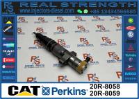 China Perkins original 20R-8058 20R8058 Diesel Common Rail Fuel Injector for C7 C9 Engine 320D 323D Truck Replacement for OEM original new injector for sale