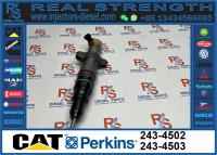 China Perkins original Perkins 243-4502 Common Rail Diesel Fuel Injector for C7 C9 Engine Excavator Parts 10R-4763 new injector original new injector for sale