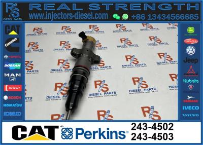 China Perkins original Perkins 243-4502 Common Rail Diesel Fuel Injector for C7 C9 Engine Excavator Parts 10R-4763 new injector original new injector for sale