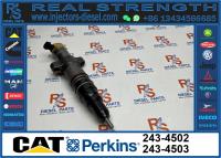 China Perkins original Perkins 243-4502 Common Rail Diesel Fuel Injector for C7 C9 Engine Excavator Parts 10R-4763 new injector original new injector for sale