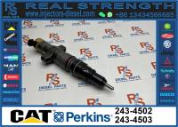 China Perkins original Perkins 243-4502 Common Rail Diesel Fuel Injector for C7 C9 Engine Excavator Parts 10R-4763 new injector original new injector for sale