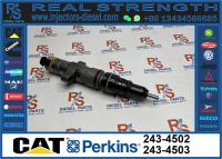 China Perkins original Perkins 243-4502 Common Rail Diesel Fuel Injector for C7 C9 Engine Excavator Parts 10R-4763 new injector original new injector for sale