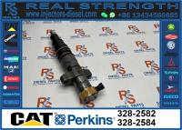 China Perkins original  328-2582 Diesel Fuel Injector Common Rail Injector Assembly for C7 C9 Excavator 324D 325D 328D Wheel Skidder  original new injector for sale