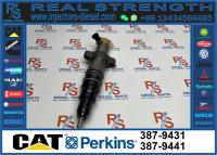 China Perkins original Perkins 387-9431 Common Rail Fuel Injector for C7 C9 3406e Excavator Engine Diesel Parts new injector original new injector for sale