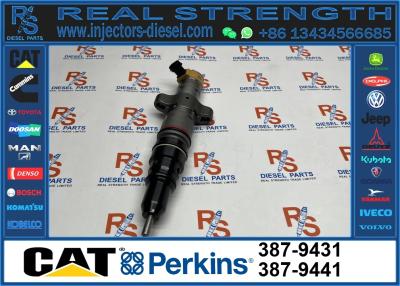 China Perkins original Perkins 387-9431 Common Rail Fuel Injector for C7 C9 3406e Excavator Engine Diesel Parts new injector original new injector for sale