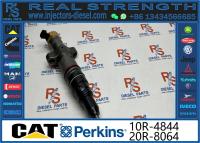 China Perkins original 10R-4844 Fuel Injector Common Rail for C7 C9 Diesel Engine Excavator Replacement for OEM 387-9433 328-2578  original new injector for sale