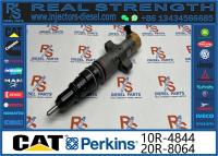 China Perkins original 10R-4844 Fuel Injector Common Rail for C7 C9 Diesel Engine Excavator Replacement for OEM 387-9433 328-2578  original new injector for sale