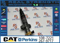 China Perkins original Perkins 10R-7221 Fuel Injector for C9 C7 Engine E324D 325D 330D 336D2 Replacement for OEM new injector original new injector for sale