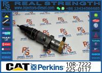 China Perkins original Perkins 10R-7222 Common Rail Diesel Fuel Injector for C7 C9 Engine Heavy Machines 10R7222 Replacement for OEM new injector original new injector for sale