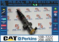 China Perkins original Perkins 10R-7222 Common Rail Diesel Fuel Injector for C7 C9 Engine Heavy Machines 10R7222 Replacement for OEM new injector original new injector for sale