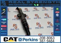 China Perkins original Perkins 20R-8063 Diesel Fuel Injector for C9 Engine D6R D6T D7R Dozer 387-9434 267-9715 new injector original new injector for sale