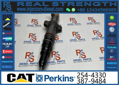 China Perkins original Perkins 254-4330 Diesel Engine Fuel Injector Rail Fuel Injector for C9 Excavator Replacement for OEM new injector original new injector for sale