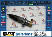 China Perkins original Perkins 254-4330 Diesel Engine Fuel Injector Rail Fuel Injector for C9 Excavator Replacement for OEM new injector original new injector for sale