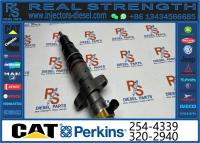 China Perkins original 254-4339 Common Rail Diesel Engine Fuel Injector for C9 E330D 330 Excavator 10R7222 387-9434 387-9432 328-2580 328-2576 original new injector for sale