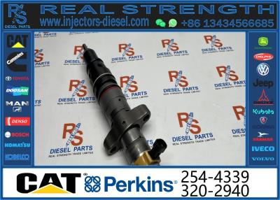China Perkins original 254-4339 Common Rail Diesel Engine Fuel Injector for C9 E330D 330 Excavator 10R7222 387-9434 387-9432 328-2580 328-2576 original new injector for sale