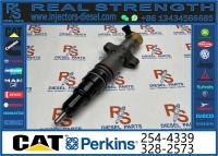 China Perkins original 254-4339 Common Rail Diesel Engine Fuel Injector for C9 E330D 330 Excavator 10R7222 387-9434 387-9432 328-2580 328-2576 original new injector for sale