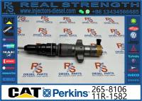 China Perkins original 265-8106  Diesel Fuel Injector for C7 C9 Engine Replacement 254-4330 254-4339 254-4340 258-8745 266-4446 267-3360 267-3361 267-9710 20R-8059 original new injector for sale