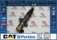 China Perkins original Perkins 267-9722 Diesel Fuel Pump Common Rail Fuel Injector for C9 C7 330D 336D Excavator Replacement for OEM new injector original new injector for sale
