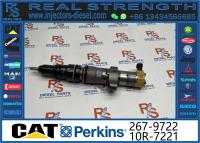 China Perkins original Perkins 267-9722 Diesel Fuel Pump Common Rail Fuel Injector for C9 C7 330D 336D Excavator Replacement for OEM new injector original new injector for sale