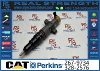 China Perkins original Perkins 267-9734 Common Rail Fuel Injector for C9 Engine E330D E336D E340D Excavator new injector original new injector for sale