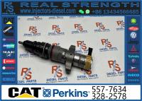 China Perkins original 557-7634 C9 Diesel Engine Fuel Injector High Pressure Fuel Nozzle for Excavator Engineering Machinery Parts  original new injector for sale