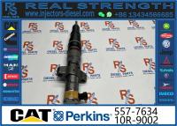 China Perkins original 557-7634 C9 Diesel Engine Fuel Injector High Pressure Fuel Nozzle for Excavator Engineering Machinery Parts  original new injector for sale