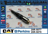China Perkins original 20R-5077 Common Rail Fuel Injector 456-3579 456-3589 20R-5073 460-8213 for C9.3 C9 Sprayer Excavator Wheel Loader 966L 966M 972L 972M original new injector for sale