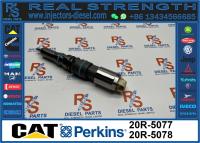 China Perkins original 20R-5077 Common Rail Fuel Injector 456-3579 456-3589 20R-5073 460-8213 for C9.3 C9 Sprayer Excavator Wheel Loader 966L 966M 972L 972M original new injector for sale